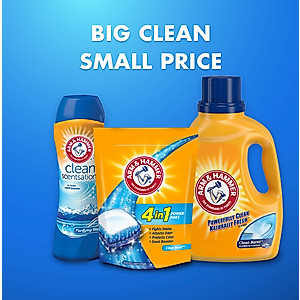 Arm & Hammer 4-in-1 Laundry Detergent Power Paks, 58 Count