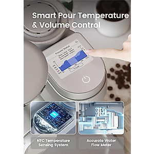 Gevi Professional Barista Coffee Machine | Smart Pour-over Drip Coffee Maker | Programmable Brew & Spin Speed | 51 Precise Grind Settings | Custom Recipes | Fast Heating Brewer for Home and Commercial