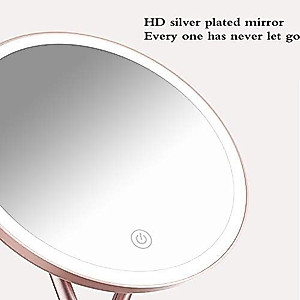 KXA Bathroom Vanity Mirrors Freestanding Cosmetic Mirror 5X Zoom Make Up Mirror Pedestal Table Mirror for Bathroom Bedroom Shaving Mirror Cosmetic Vanity Mirror Makeup Mirror