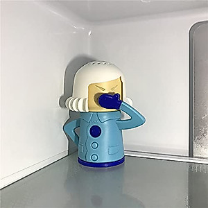 Aivwis Chilly Mama Fridge Deodoriser, Angry Mama Fridge Cleaner, Freezer Odor Freshener Remover, Add Baking Soda Reusable Air Purifier
