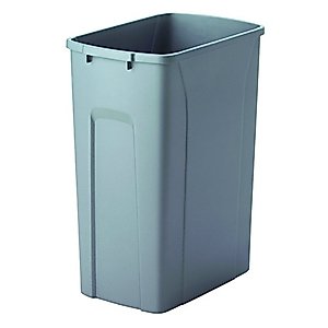 Knape & Vogt QT35PB-PT Replacement Trash Can, 17.5 by 14.25 by 9.32