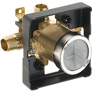 Delta Faucet R10000-UNWS MultiChoice Universal Tub and Shower Valve Body for Tub Faucet Trim Kits (with Screwdriver Stops)