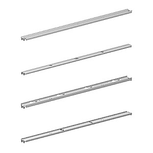 Lozier Bottom Rail 36" Gry Gray