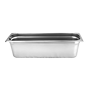 Thunder Group STPA3126L Steam Table Pan, 1/2 Size Long, 6" deep, Anti-jam, 24 Gauge, 18/8 Stainless Steel, NSF (Made in China), Pack of 6
