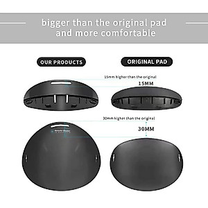 Globular Cluster Comfortable Kit Compatible with Meta Quest Pro-Soft and Bigger Forehead Pads and Rear Pads with Top Strap Added