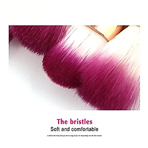 Tenmon 10 Pcs Mermaid Eye Makeup Brushes Set, Professional Eyeshadow Makeup Brushes Set with Soft Synthetic Hairs for Eyeshadow, Concealer, Eyeliner, Brow Blending, highlighter Brush Tool