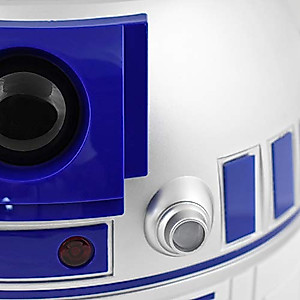 Uncanny Brands Star Wars R2D2 Deluxe Toaster - Lights-Up and Makes Sounds Like Artoo