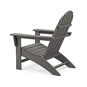 POLYWOOD Vineyard 3-Piece Adirondack Chair Set with Side Table, Mahogany