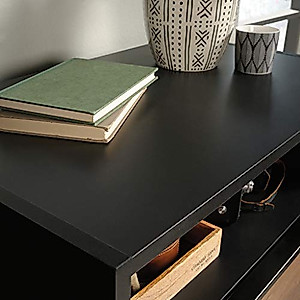 Sauder Boulevard Café 3-Drawer Chest, L: 29.13" x W: 17.48" x H: 42.68", Black Finish