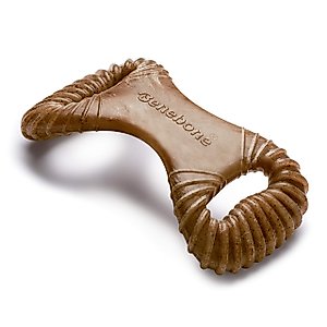 Benebone Medium Holiday 4-Pack Dog Chew Toys for Aggressive Chewers Dental Durable Dog Chew Toy for Aggressive Chewers, Real Bacon