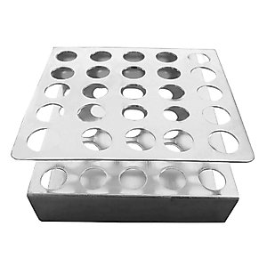 Precise Canada: Test Tube Racks 25 Tubes Aluminium Lab Supplies