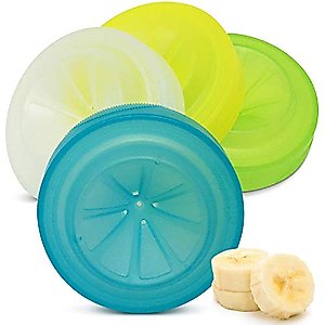 Masontops Trap Caps - Reusable Indoor/Outdoor Fruit Fly Trap Catching Lids - Fits Any Regular Mouth Mason Jar - 4 Pack