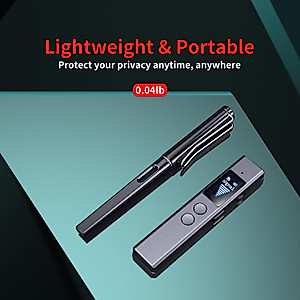 LOQEJO Hidden Camera Detectors Wireless Signal Hidden Devices Detectors Anti Spy Detector Spy Camera Detector Bug Detector RF Listening Device Car GPS Tracker Detectors for Home Office Travel