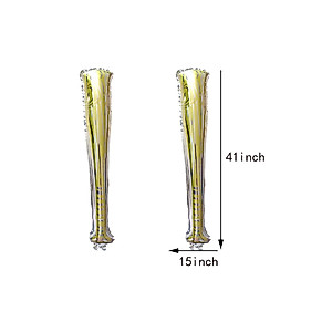 10PCS Glove Baseball Foil Balloons 20 Inch Sports Mylar Balloon for Baseball Themed Birthday Party Supplies Baby Shower Decoration