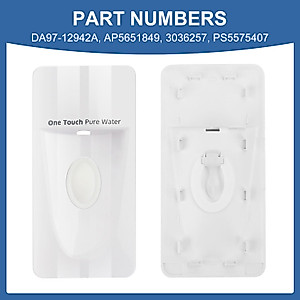 DA97-12942A (OEM) Ice Assym Cover-Dispenser Cover Compatible with Samsung Refrigerator Replaces Part Numbers AP5651849, 3036257, PS5575407 etc