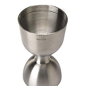 Barfly M37006 Heavy-Duty Straight Rim Bell Jigger, 1 oz x 2 oz, Stainless Steel