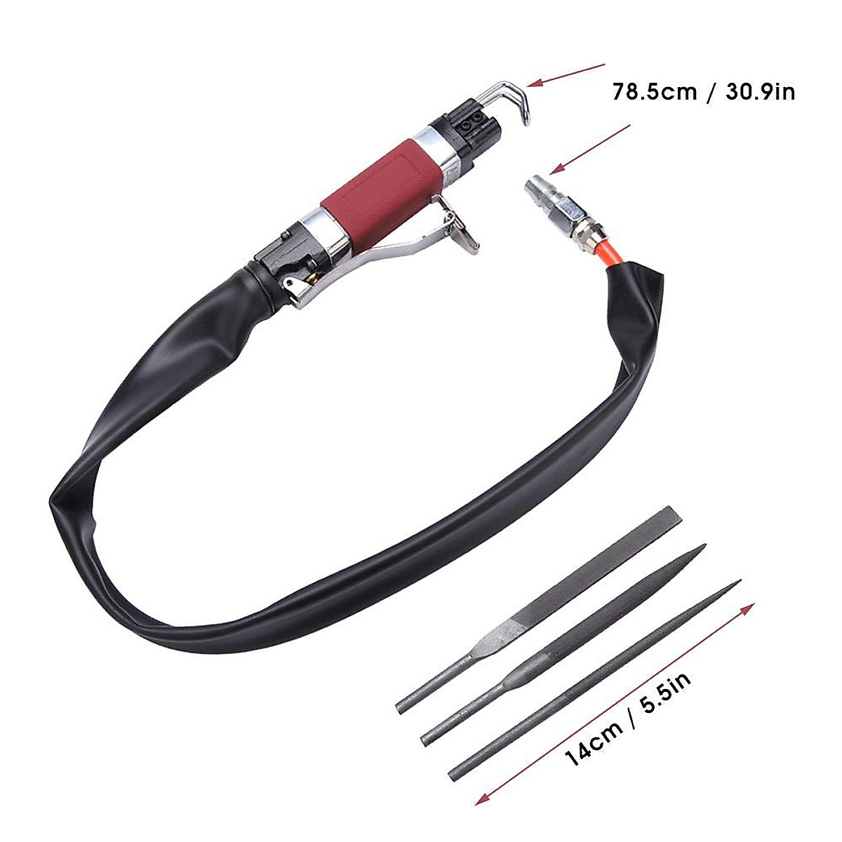 Air Body Saw File, Reciprocating Power Saws Pneumatic Grinding Tool Reciprocating Machine 3400rpm 1/4 Inch, Air Body Reciprocating Saw File, Grinding Buffing Polishing Sanding Tools