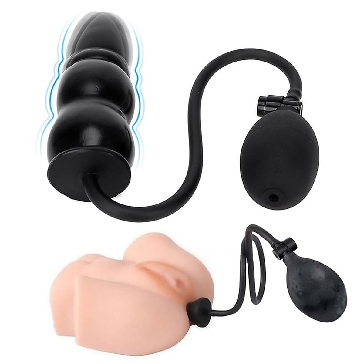 Unisex Silicone Suction Cup Realistic Classic Plug Double Headed Can Manually Increase The Pressure - XjmFj26-24