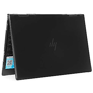 mCover Case Compatible for 2019~2020 15.6" HP Envy x360 15-DSxxxx (AMD CPU) / 15-DRxxxx (Intel CPU) Series ONLY (NOT Fitting Any Other Models) Laptop Computers - Black