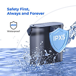 Waterdrop Compact Electric Water Filter Pitcher, Dispenser, 200-Gallon, 5X Times Long-Life Water Filter for Fridge, Reduce PFAS, Chlorine, Lead, 14-Cup, Pink, with 1 Filter