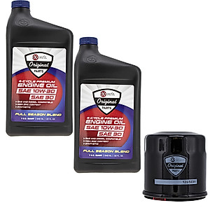 Exmark Engine Oil 2 Quarts and Filter Kit Quest Radius E S Series 135-2566 126-5234