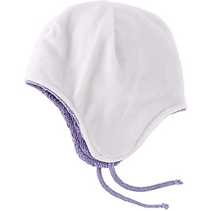 Kids Winter Beanie Hat Mittens Set Warm Fleece Hat Baby Toddler Knitted Hat & Gloves for Boys, Girls