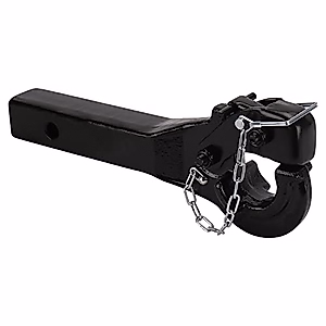 ONLTCO Pintle Hitch Receiver Hook 10 TON for 2” Hitches Hitch Hook Military Receiver 20000lbs