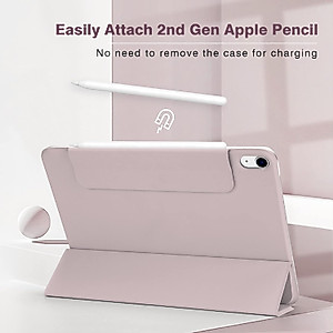 Magnetic Case for iPad Air 6/5/ 4, Slim Smart Folio for iPad Air 5th/ 4th Generation 10.9 Inch 2022/2020 Model, Trifold Stand Case, Auto Sleep/Wake (Taro Purple)