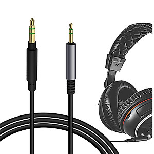 Geekria Audio Cable Compatible with Turtle Beach PX5, XP500, XP400, X42, X41, DX12, DX11, DPX21, DXL1, X12, X11, XL1, X32, X31, XP300 Cable, 2.5mm Replacement Stereo Cord (3 ft / 1 m)