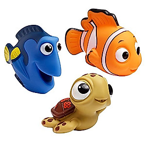 The First Years Disney Finding Nemo Baby Bath Squirt Toys for Sensory Play