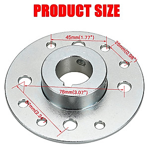 GREHUA 4" Go Kart Rear Drum Brake Band & Steel Sprocket Hub w/Cable Pin Kit 1" Bore 1/4" Keyway for Manco 1492 Azusa 2562 Predator 212cc 196cc 6.5hp Dune Buggies Drift Trike Heavy Duty Cart Parts