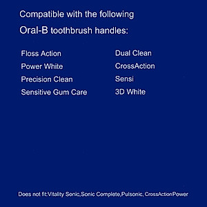 Replacement Brush Heads Refill,4 pack, fits Oral B Electric Toothbrush Precision,Floss, Pro White, Sensitive Gum Care,Cross,Sensi,Whitening,4 Count By WyFun
