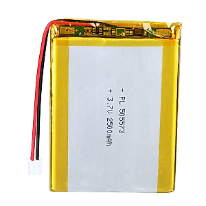YDL 3.7V 2500mAh 505573 Lipo Battery Rechargeable Lithium Polymer ion Battery Pack with PH2.0mm JST Connector