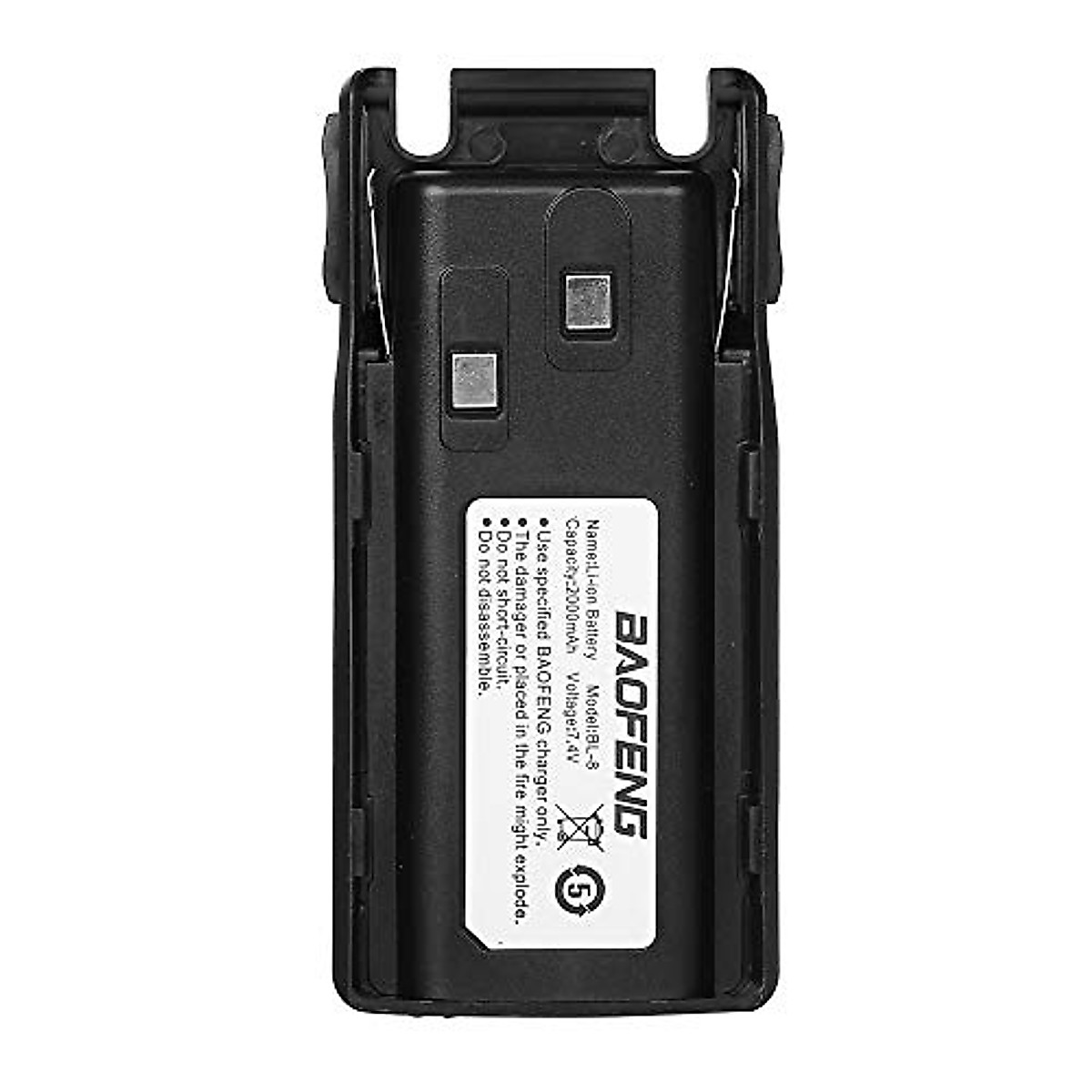 BaoFeng Original Replacement Battery BL-8 for Baofeng UV-82, UV-82L - Black