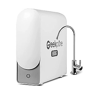 Geekpure 800 GPD Reverse Osmosis Drinking Water Filtration System with Twist Filters-Tankless-Fast Flow-2:1 Pure to Drain