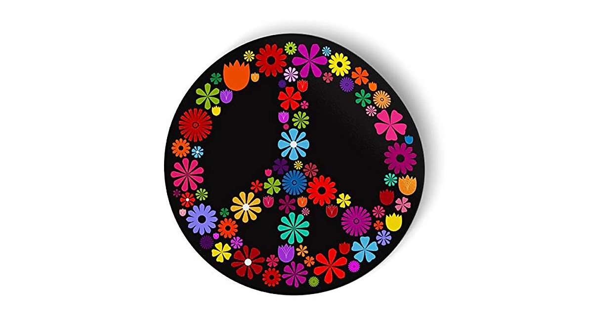 GT Graphics Express Peace Sign Magnet – Vibrant & Durable