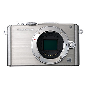 Olympus Pen E-PL3 12.3MP Digital Camera Silver Body