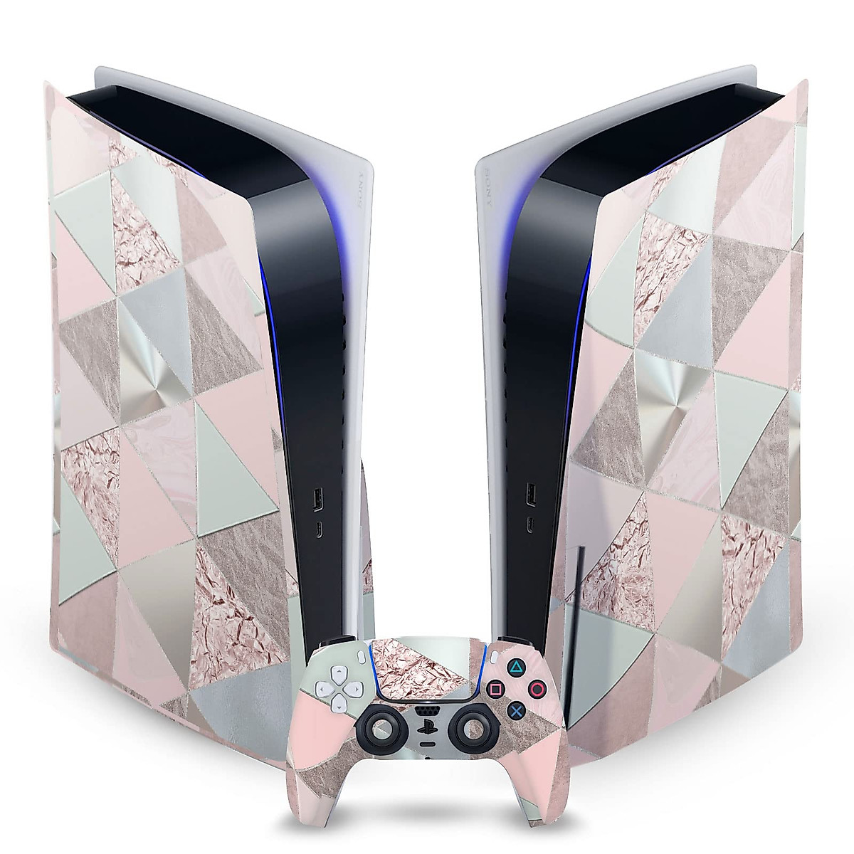 Head Case Designs Officially Licensed LebensArt Soft Pastels Art Mix Vinyl Faceplate Sticker Gaming Skin Case Cover Compatible with Sony Playstation 5 PS5 Disc Edition Console & DualSense Controller