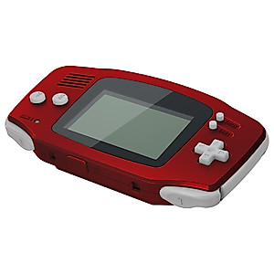 IPS Ready Upgraded eXtremeRate Scarlet Red Soft Touch Replacement Shell Full Housing Cover Buttons for Gameboy Advance GBA – Compatible with Both IPS & Standard LCD –Console & IPS Screen NOT Included