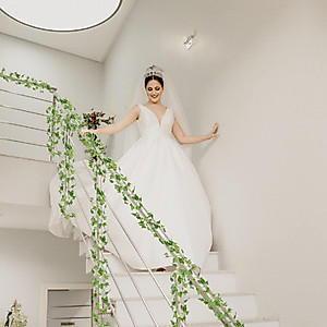 joyhalo 24 Pack 176Ft Fake Vines for Room Decor, Ivy Leaves Garland Greenery for Bedroom Decor, Aesthetic Hanging Vines for Wall Decor