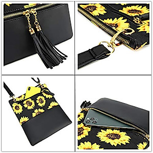 CAMTOP Girls Crossbody Purse Shoulder Messenger Bag Women Handbag with Tassel