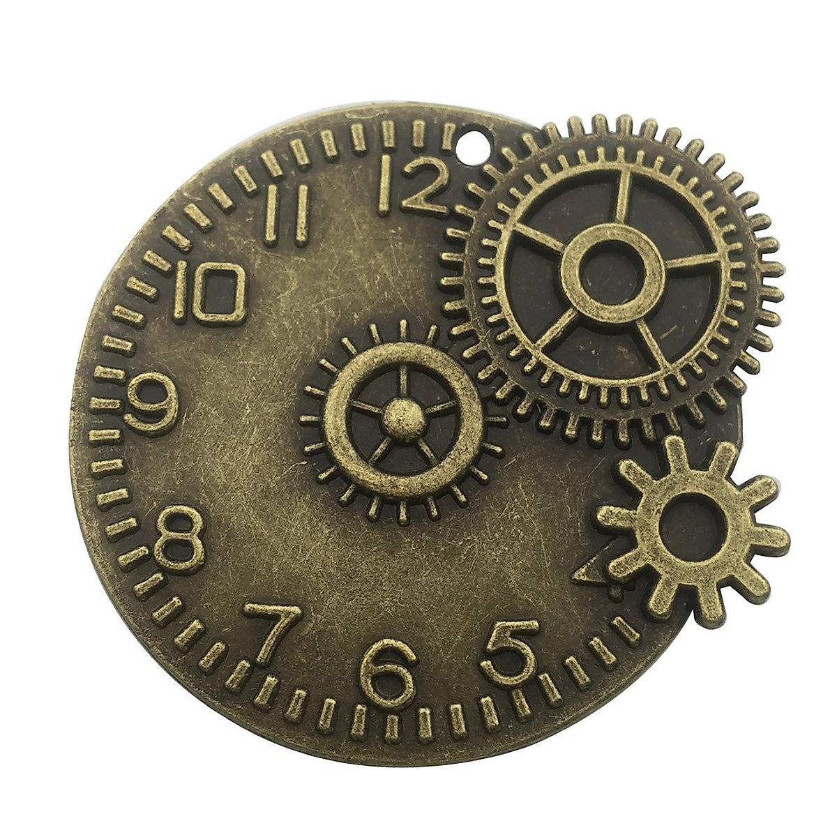 30pcs Antique Bronze Mix Skeleton Steampunk Clock Face Watch Gear Cog Wheel Pendant Charms Jewelry Making DIY Steampunk Gear Pendant Charms Wholesale (M071)