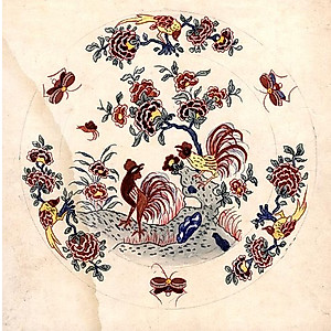 An original design for a porcelain plate