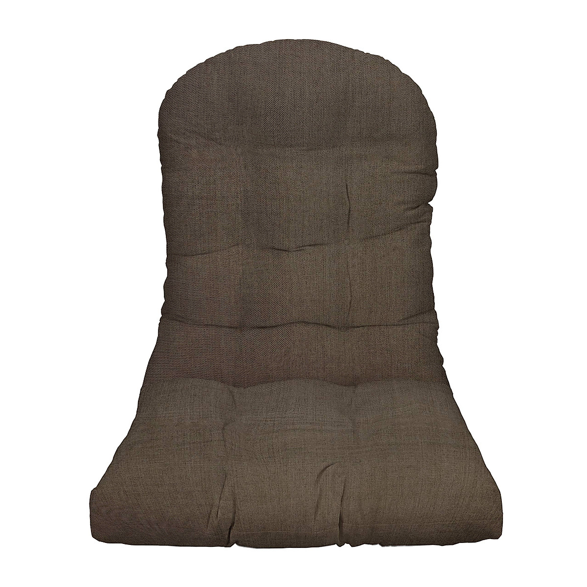 RSH Decor: Tufted Adirondack Chair Cushion | 42.5” x 21” | All-Weather Spun Fabric | Water and Fade-Resistant | Outdoor Cushion for Patio Furniture | Catalina Stone