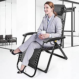 sailimu XL Zero Gravity Chair Replacement Fabric, Hook & Loop Fixed Top Sling Chair Fabric, Oversize Anti-Gravity Folding Lounge Repair Cloth Part for Outdoor Patio Beach Pool Lawn 63x21 Inches