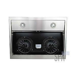 Blue Ocean 30" RH76TUC 500 CFM Stainless Steel Under Cabinet Range Hood | 6-Speed LED Display Touch Screen