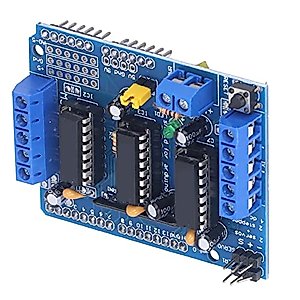 Stepper Motor Module, Simple Operation, Good Compatibility, L293D chip, Function Updates, Motor Driver Board for Electronic Experiments for DIY Robots