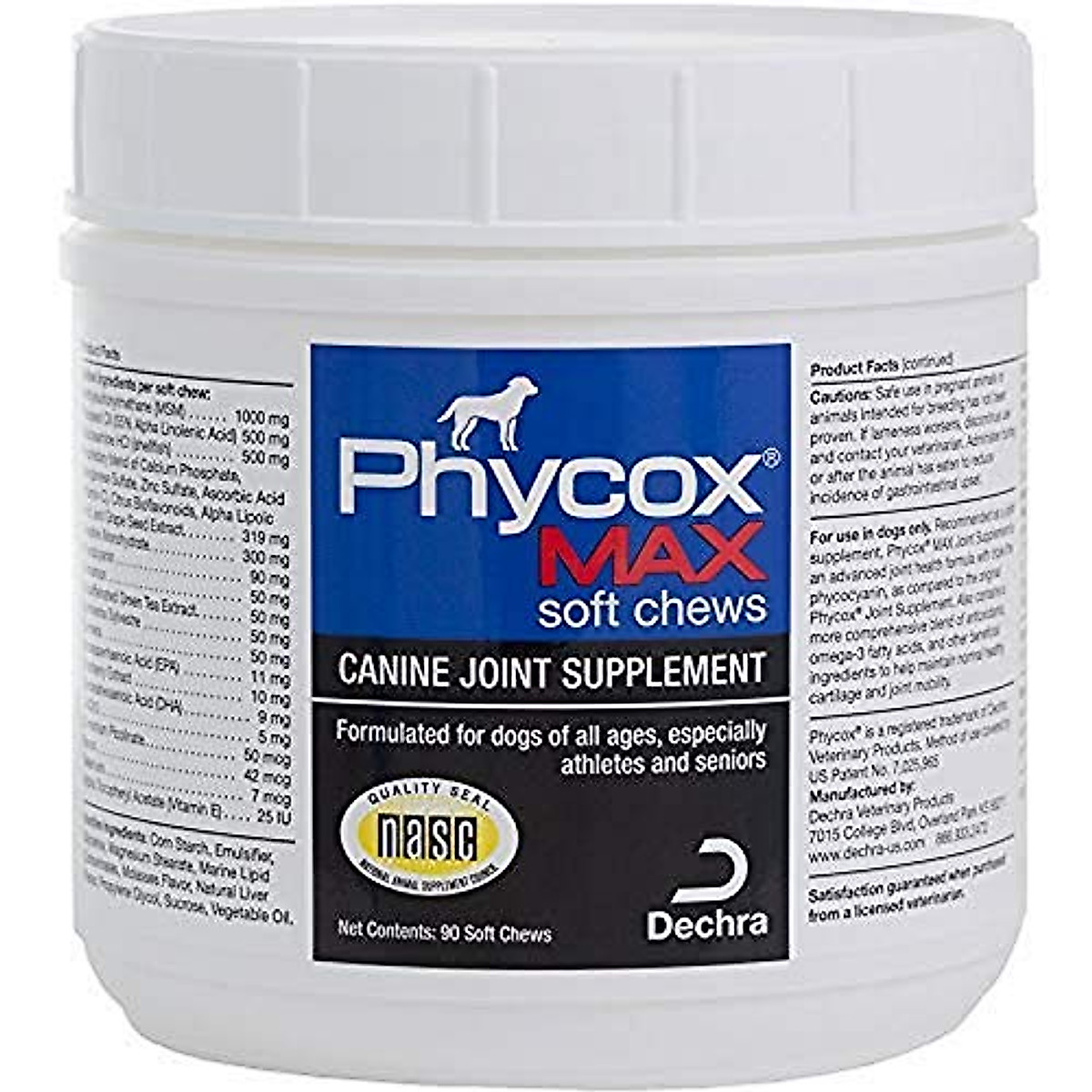 PSCH Phycox Max 90 Count Canine Soft Chews