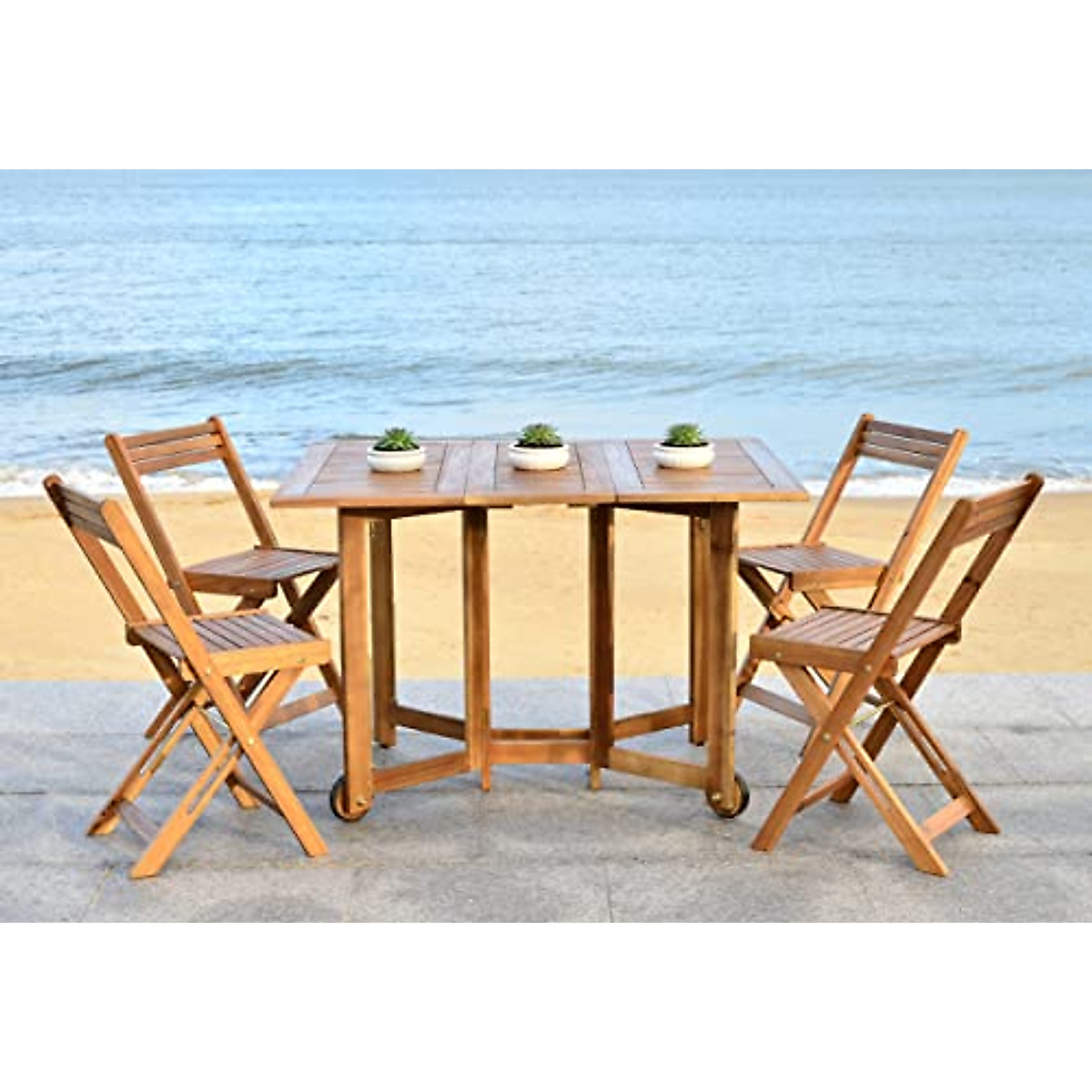 Safavieh Outdoor Living Collection Arvin 5-Piece Dining Set