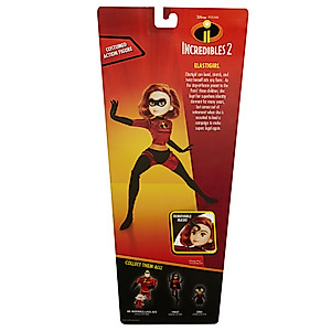 The Incredibles 2 Elastigirl Action Figure 11” Articulated Doll in Deluxe Costume and Mask